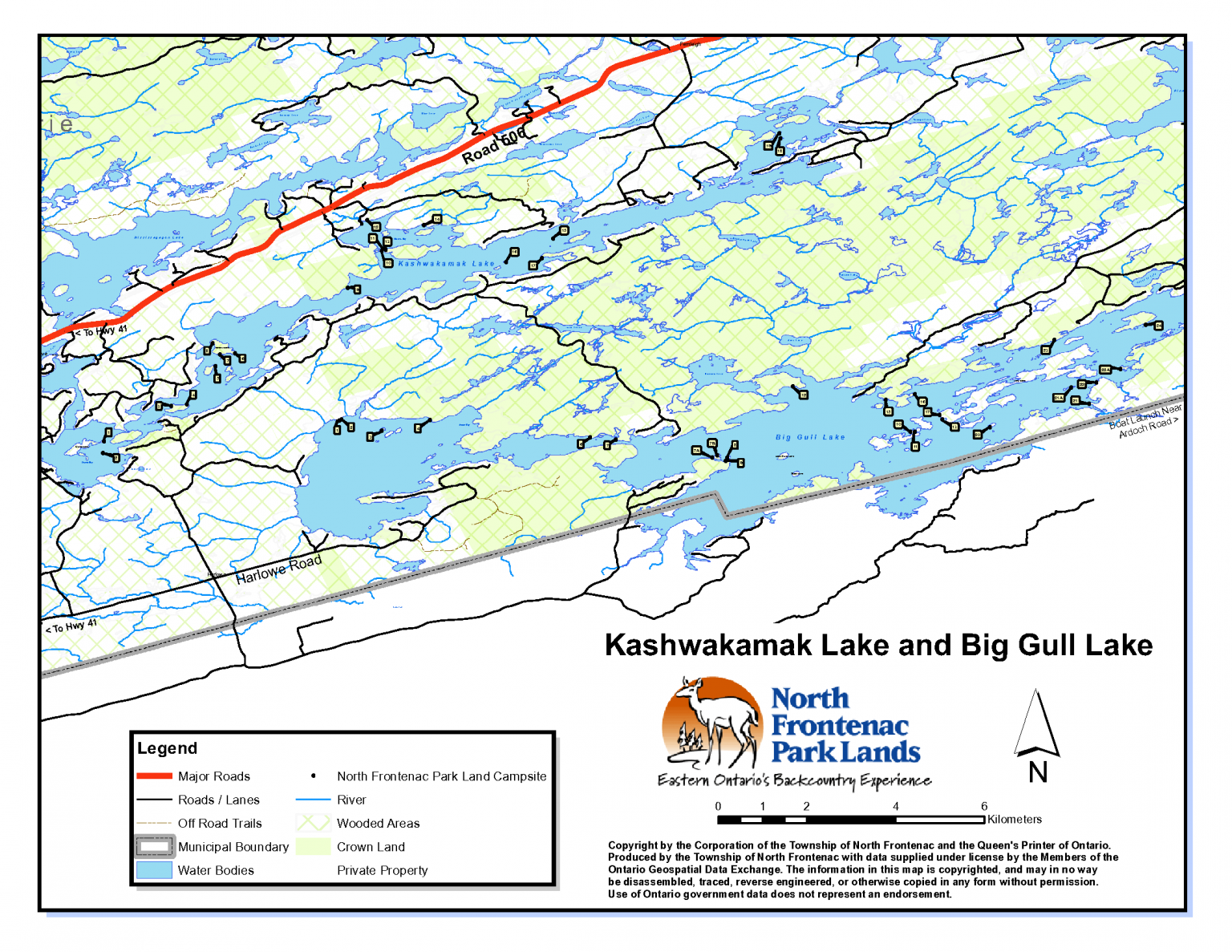 Campsite Maps – North Frontenac Parklands